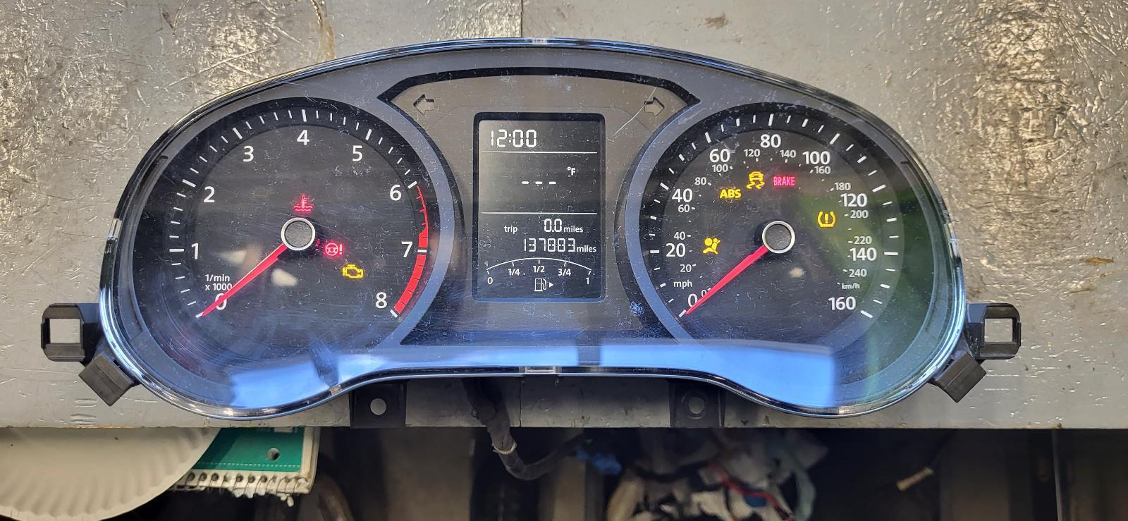 VOLKSWAGEN JETTA Speedometer 5C6 920 955 A | eBay
