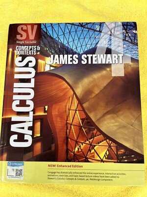 Single Variable Calculus : Concepts and Contexts, Enhanced Edition by ...