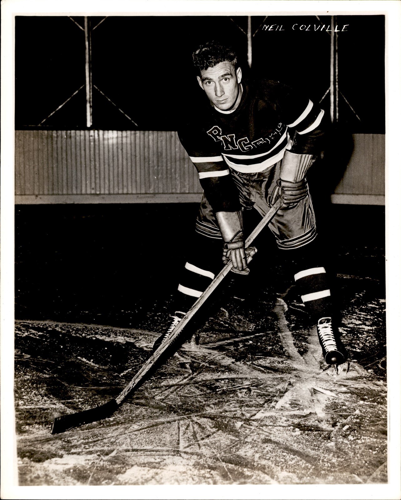 PF3 1947 Original Photo NEIL COLVILLE 30s-40s NEW YORK RANGER NHL ...