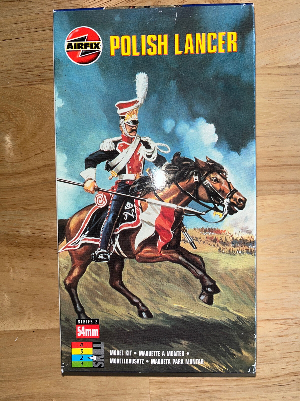 Airfix 54mm Polish Lancer - 1st Lancers of the Guard 1815 Plastic Model ...