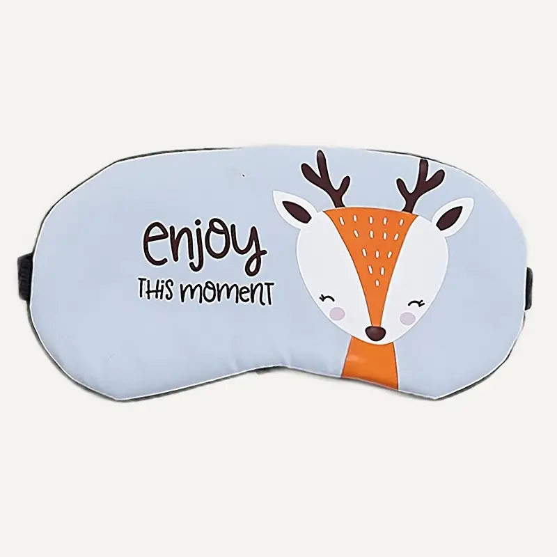 Fashion Eye Mask Sleep Mask - New - Deer "Enjoy this Moment" | eBay