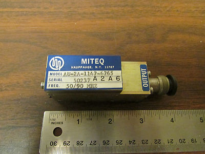 Miteq RF Video Microwave Amplifier AU-2A-1147-6765 50/90 MHz +20V Power ...