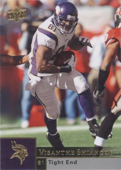 2009 Upper Deck - Visanthe Shiancoe #110 for sale online | eBay