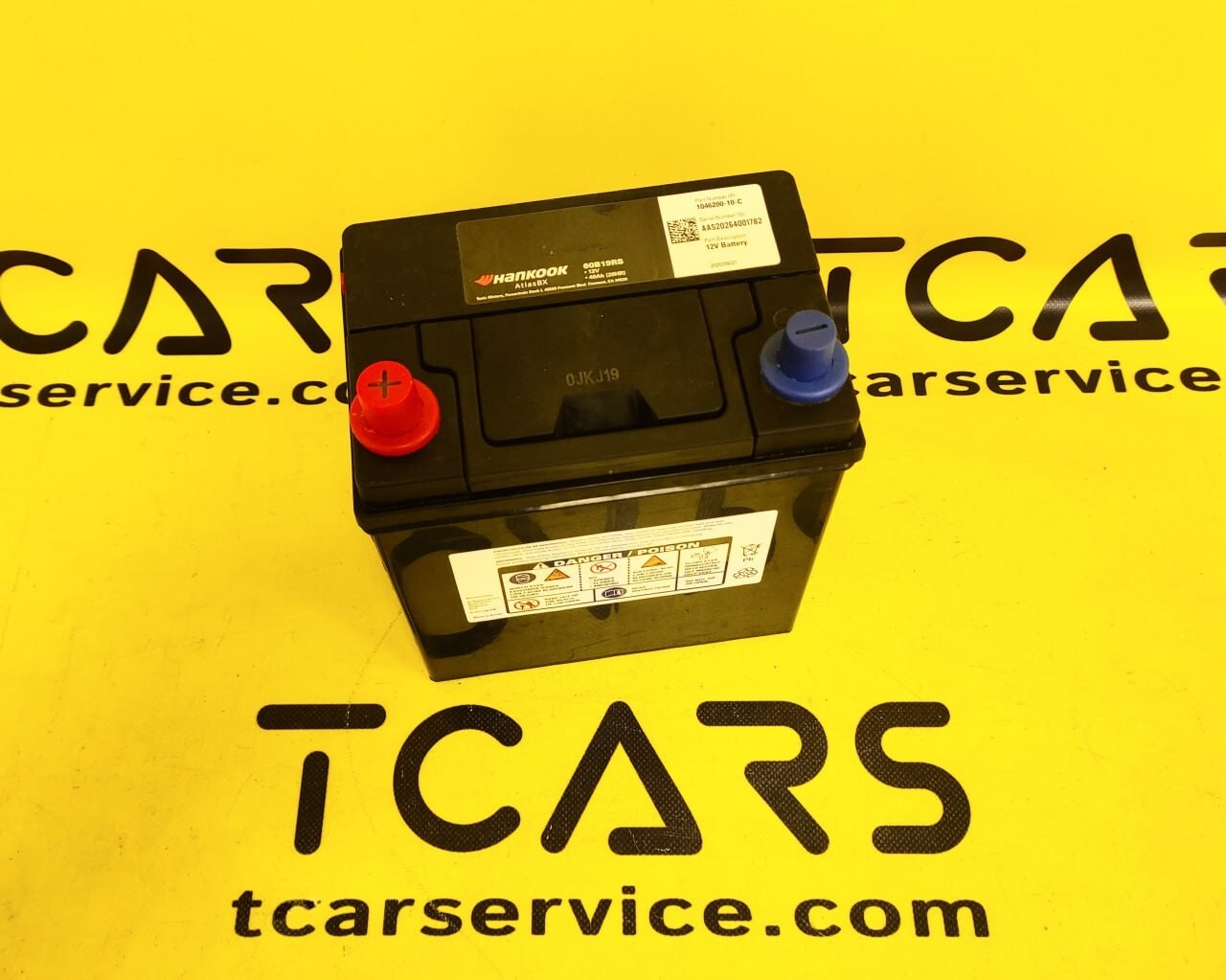 Tesla Model X 2015-2021 Battery 12 Volt 40Ah Hankook AtlasBX 1046200-10 ...