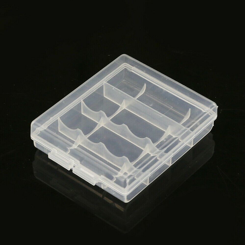 4/8Pcs Plastic Storage AA AAA Battery Box Batteries Holder Case Cover ...