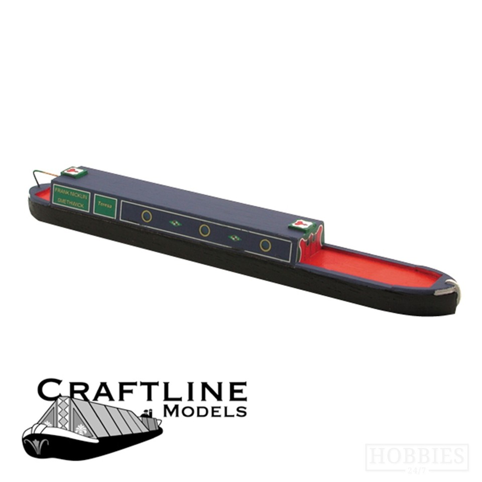 Craftline Canal Narrow Boats Models 1:76 Scale OO Gauge Coal Tug ...