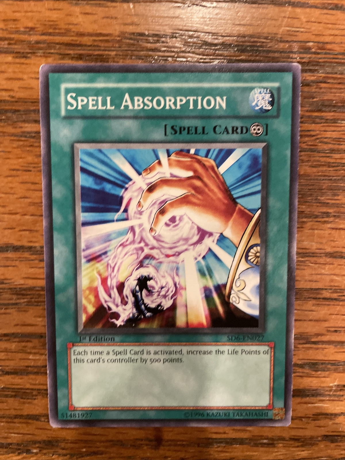Yu-Gi-Oh! TCG Spell Absorption Structure Deck SD6-EN027 1st Edition ...