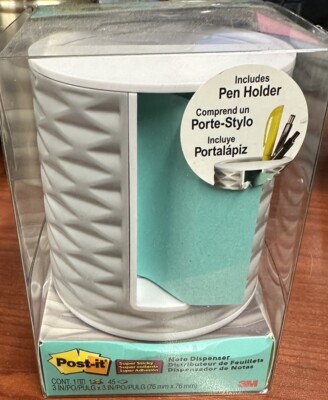 Post-it Note Pop-Up Dispenser Pen Holder | eBay