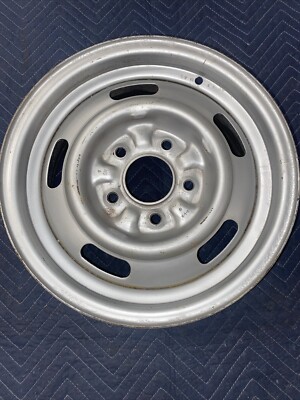 Chevy Rally Wheel Rim 14x6 AE Code Single Spare Camaro Chevelle Nova K ...