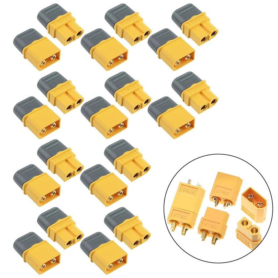 Minimize Power Loss Connector With Cover Gold Plated Connectors XT60H ...