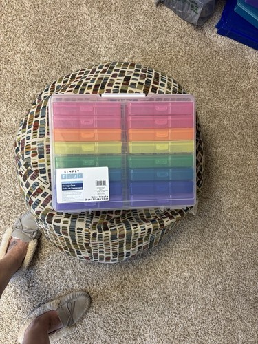 NEW Simply Tidy 16 Box Storage Case For Photos | eBay