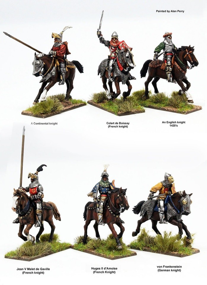 Perry Miniatures: Agincourt Mounted Knights - 12 Figures 28mm | eBay