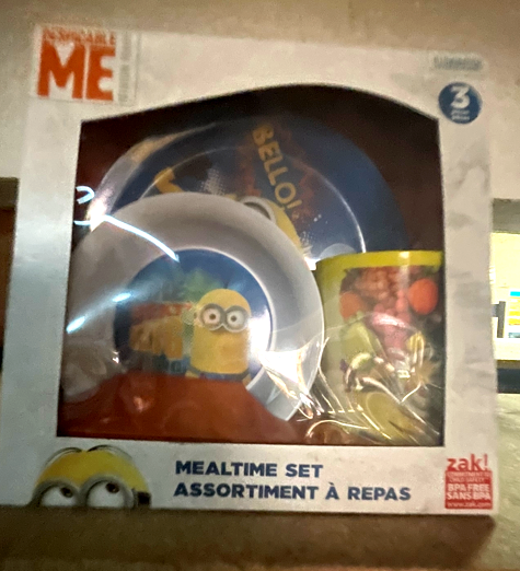 [ZAK DESIGNS] Despicable Me Minions 3-piece Kids Dinnerware Set - New ...