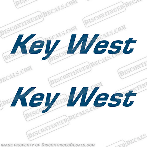 Fits Key West Stealth 2000 Boat Logo Decals - Any Color! 36" Long | eBay