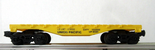 Lionel Union Pacific UP 9020 Yellow Flat Car 027 Scale. | eBay