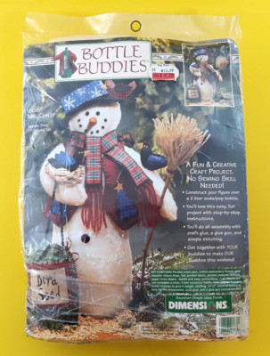 Bottle Buddies Mr. Chilly Snowman 17" Craft Project Kit 18097 by ...