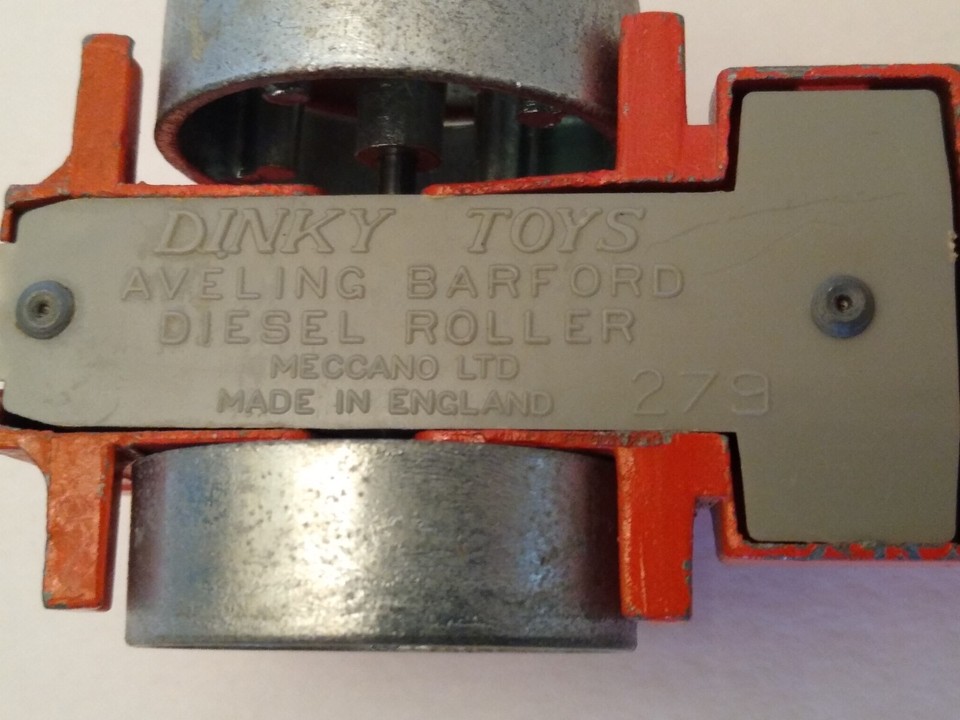 1965 VINTAGE DINKY TOYS # 279 AVELING BARFORD 'MASTER PAVIOR' DIESEL ...