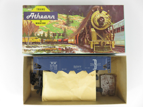 Athearn Blue Box #1752 HO Scale B&M Boston and Maine Hopper Car ...