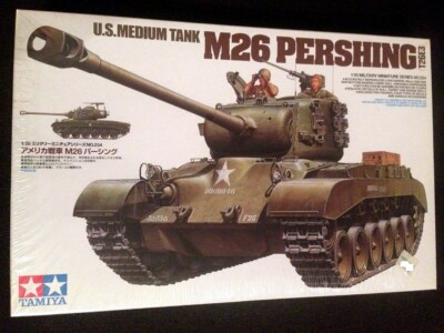 Tamiya 1/35 35254 US Medium Tank M26 Pershing T26E3 USMC 2nd AD Sealed ...