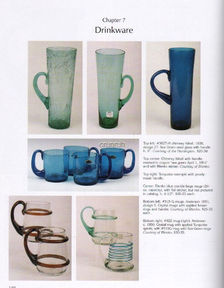 Blenko Catalog Set 1959 - 2001, 4 Volumes with values | eBay