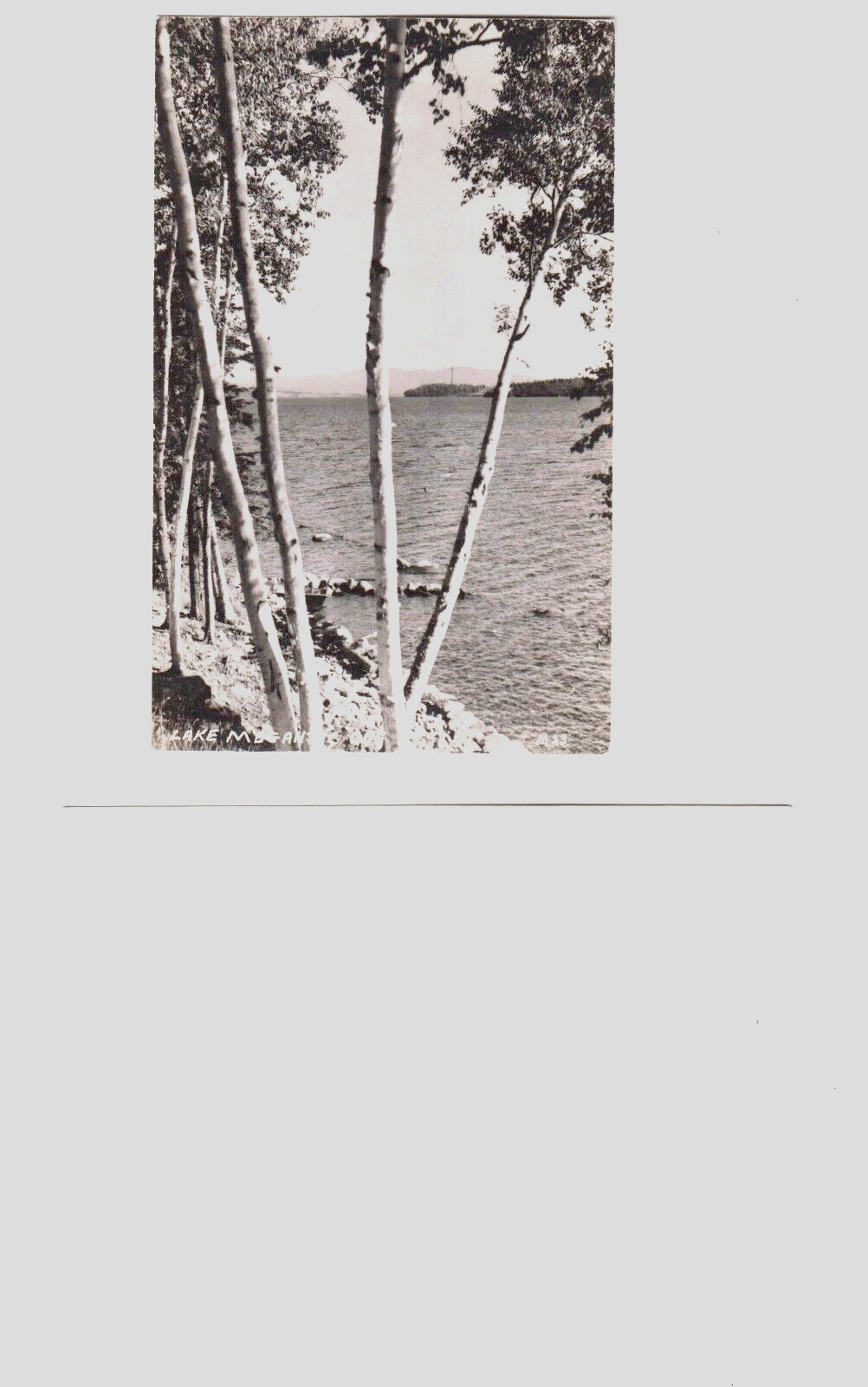 LAC MEGANTIC LAKE QUEBEC CANADA OLD UNPOSTED REAL PHOTO POSTCARD | eBay