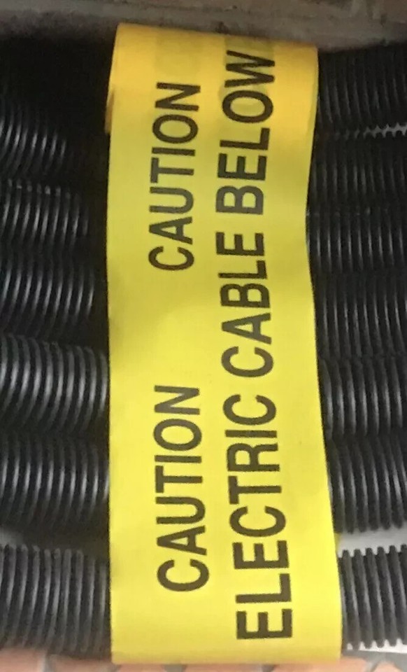 BLACK HDPE UNDERGROUND ELECTRIC CABLE CONDUIT DUCT TWIN WALL 50/63mm ...