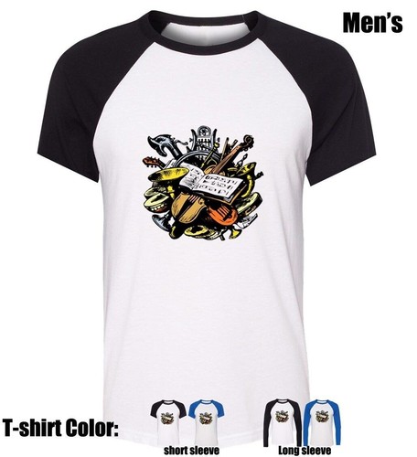 Novelty musical instruments sheet music Boy's men's Graphic Cotton T ...