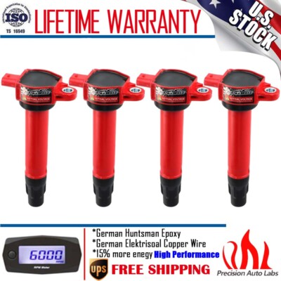 4 Pack Ignition Coil For Dodge And Jeep Compass 2.0L 2.4L C1587 UF557 ...
