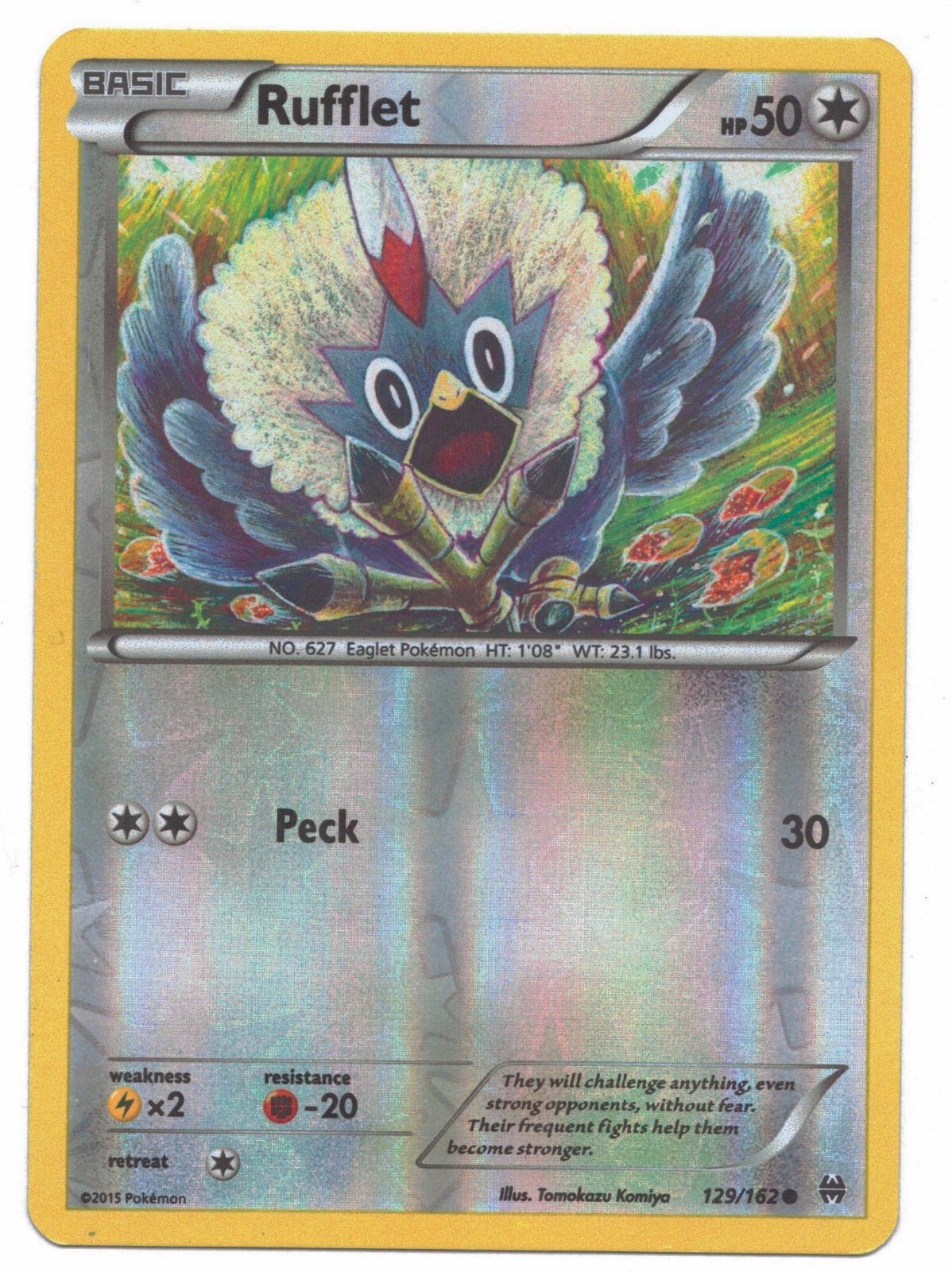 Pokemon Card: Rufflet REVERSE HOLO 129/162 XY Breakthrough Set! NM | eBay