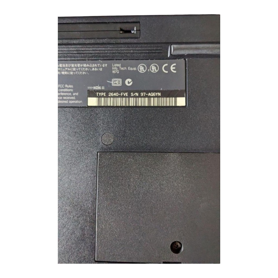 [For Parts] IBM ThinkPad 560 Laptop Japanese Vintage Made in Japan No ...