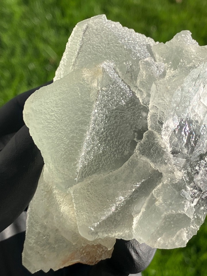 Fluorite, large octahedral mint green crystals, Xianghualing Mine ...