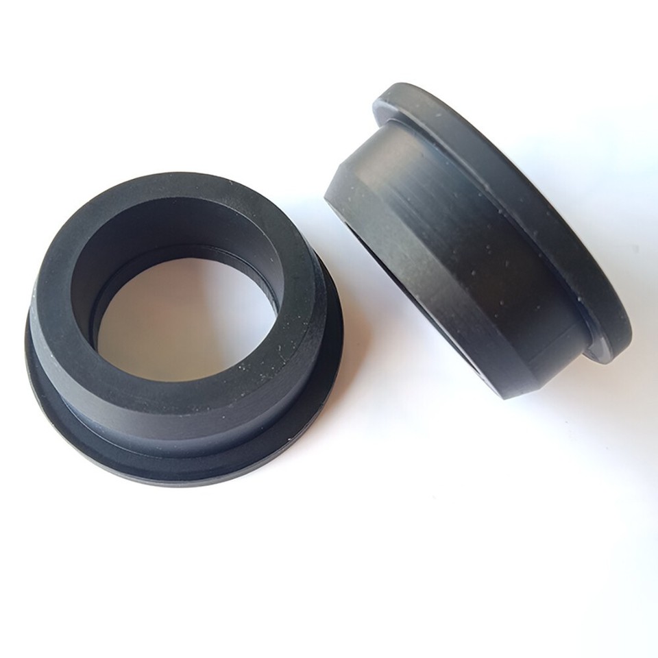 White Grommet Snap On Open Silicone Rubber Hole Plug Bung Wire Cable ...