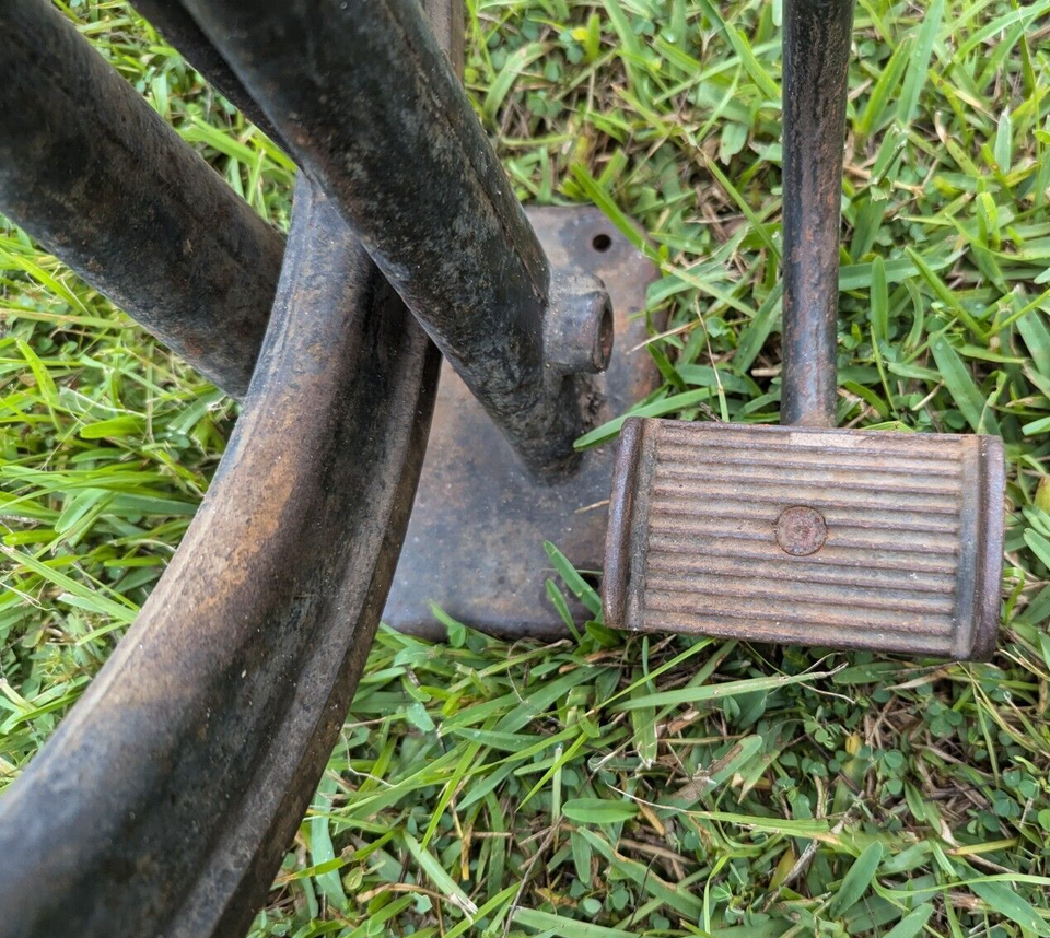 Antique Watchmaker's Jeweler's Lathe Flywheel Kick Fly Wheel Treadle ...