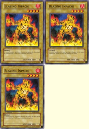 Blazing Inpachi SD3-EN003 1st X 3 Mint YUGIOH Cards Common | eBay