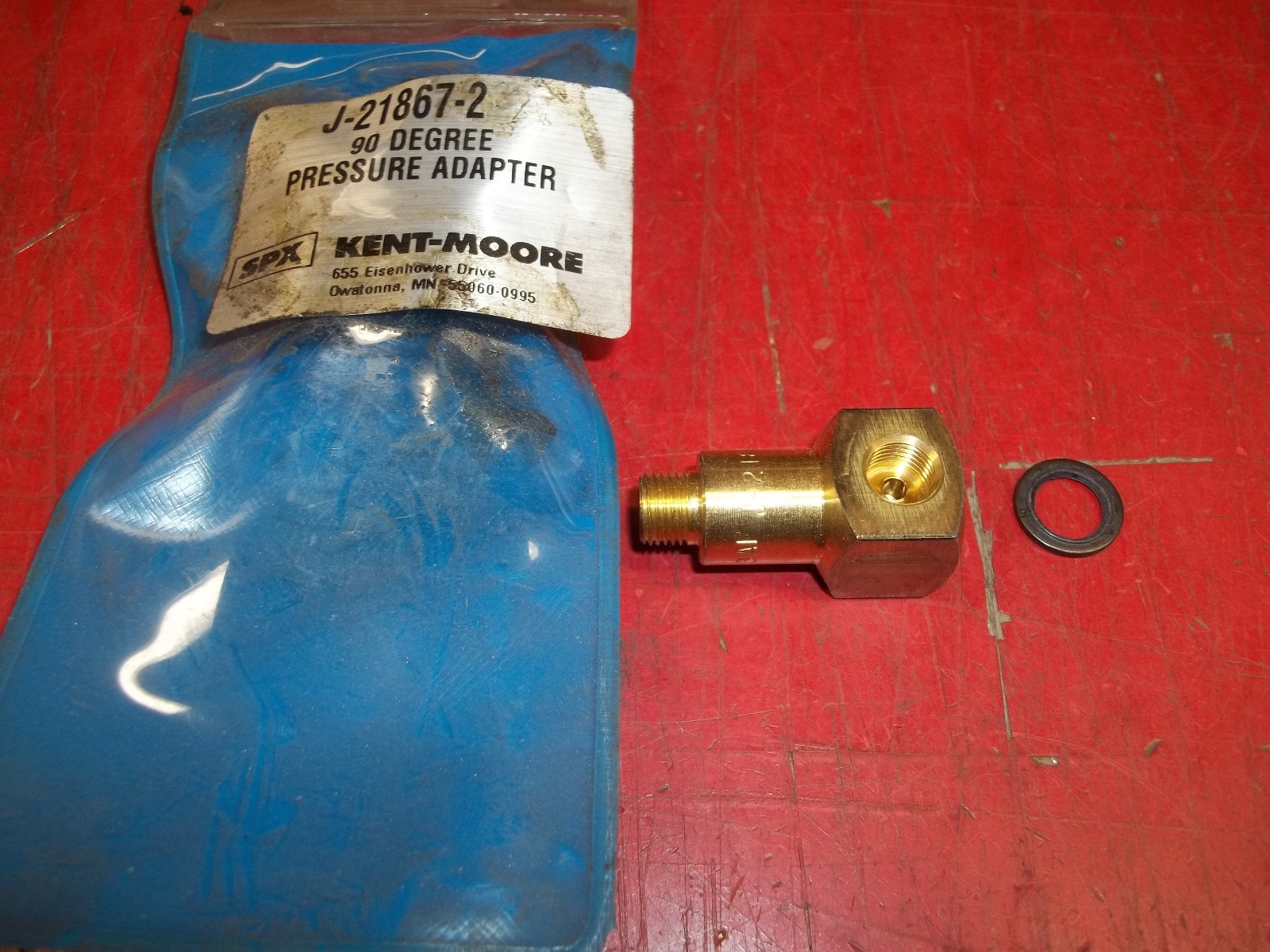 Kent-Moore J-21867-2 90 Degree Pressure Adapter | eBay