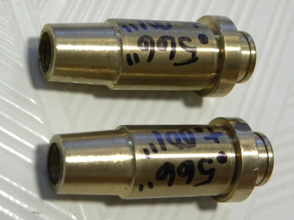 HARLEY pair of +.001" oval port XR750 exhaust valve guides OEM NOS Free ...