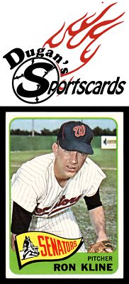 1965 Topps #56 Ron Kline | eBay