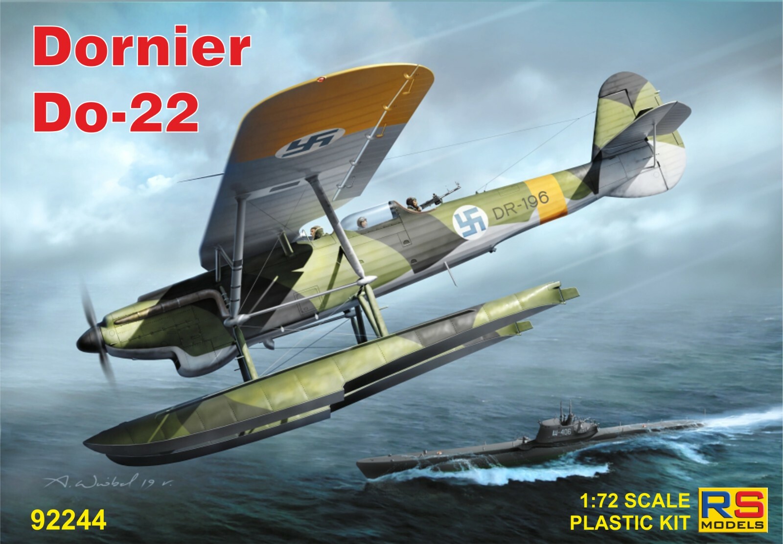 92244 RS Models 1/72 Dornier Do 22, Plastic aircraft kit! | eBay