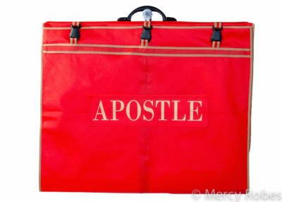 Apostle Vestment/Robe Carrying Bag, Red/Gold, 74 Inches Long, Clergy ...