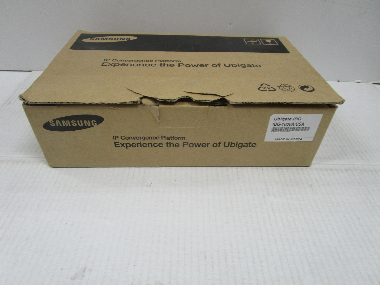 SAMSUNG UBIGATE iBG1000 T1 E1 Router Modem Megapath CSU DSU 4Port NEW ...