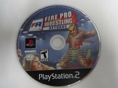 Fire Pro Wrestling Returns Sony Playstation 2 PS2 Game Disc Only Free ...