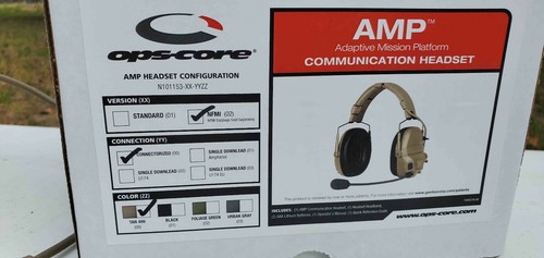 New Ops Core AMP Headset Kit (NFMI Capable) Connectorized Crye DevGru ...