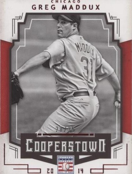 2015 Panini Cooperstown - HOF Chronicles Red #43 Greg Maddux /35 for sale online | eBay