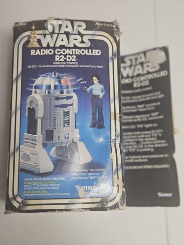 Vintage Kenner Star Wars Radio Controlled R2-D2 In Original Box 1978 ...
