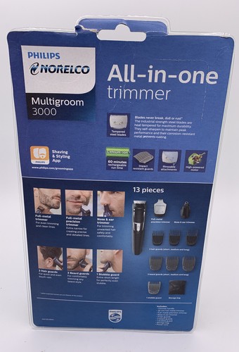 Philips Norelco Multigroom 3000 Multipurpose Trimmer for Men ...