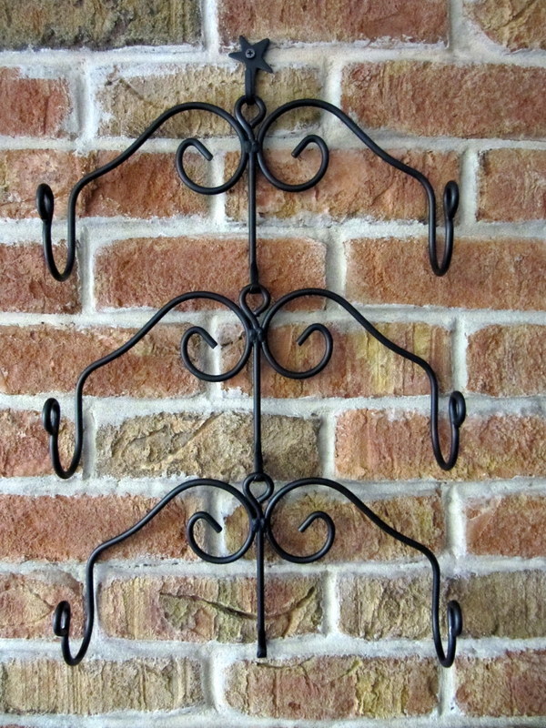 Hanging Rolling Pin Holder - Amish forged wrought iron -sturdy strong ...