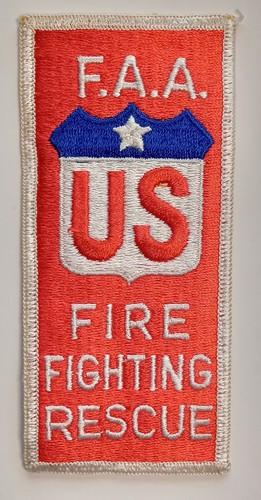 Vintage FAA Washington DC Airport Fire Rescue Patch (Tall) District of ...