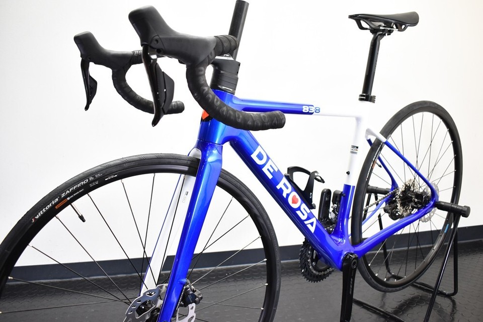 2023 DEROSA ROADBIKE 838 DISK Frame Set Blue White Glossy 50 size | eBay