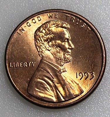 1993 Red Lincoln Memorial Closed AM Penny | eBay