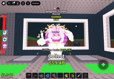 Steal a brain rot Spaghetti Tualetti $450m a second Fast delivery Dm ...